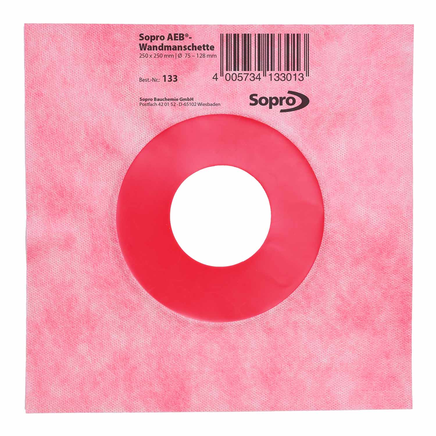 Fliesen | SOPRO AEB WANDMANSCHETTEN - AEB 133, 250 X 250 MM, 75-128 MM | online kaufen